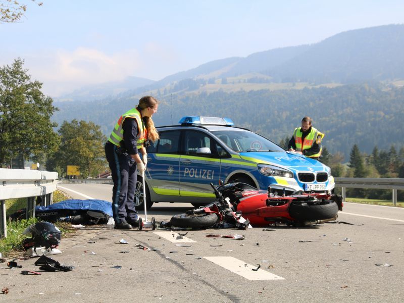 Tödlicher Motorradunfall im Allgäu - Deutschland -- VOL.AT