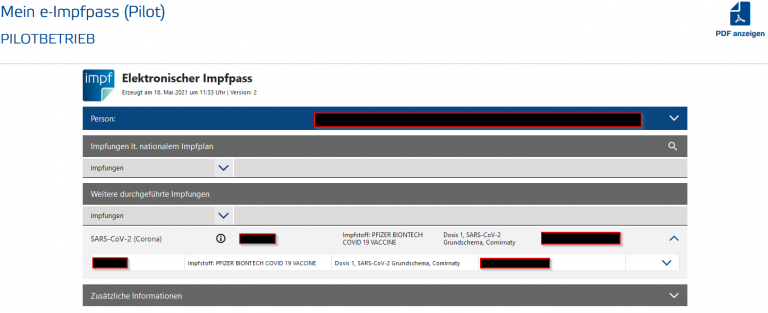 Digitaler Impfpass aufrufen und ausdrucken – so geht’s - Coronavirus ...