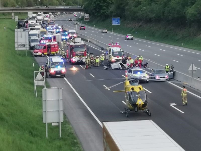 Schwerer Unfall auf A14 - Vorarlberg -- VOL.AT