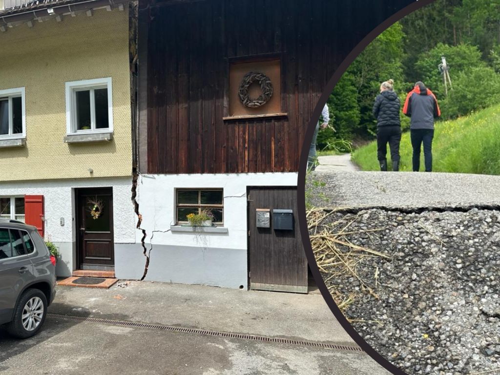 Hangrutsch in Hörbranz: Häuser müssen jetzt evakuiert werden - Hörbranz | VOL.AT