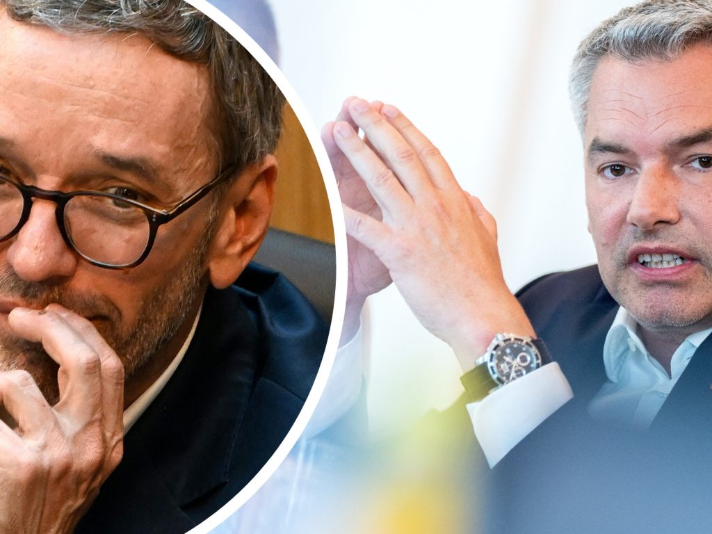 Nehammer nennt Kickl ein “Sicherheitsrisiko” – Koalition ausgeschlossen - Politik -- VOL.AT