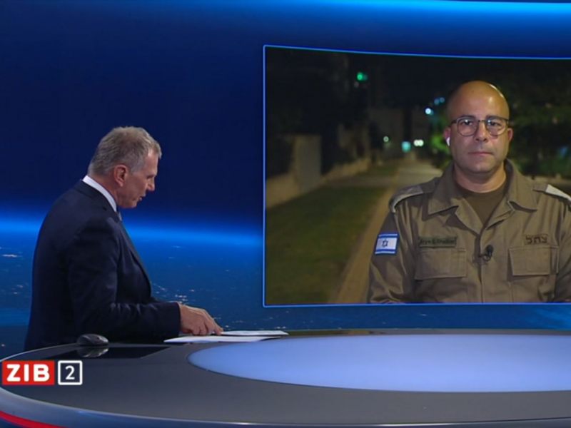 Armin Wolf liefert sich Schlagabtausch mit Israels Armeesprecher - Krieg in Israel -- VOL.AT