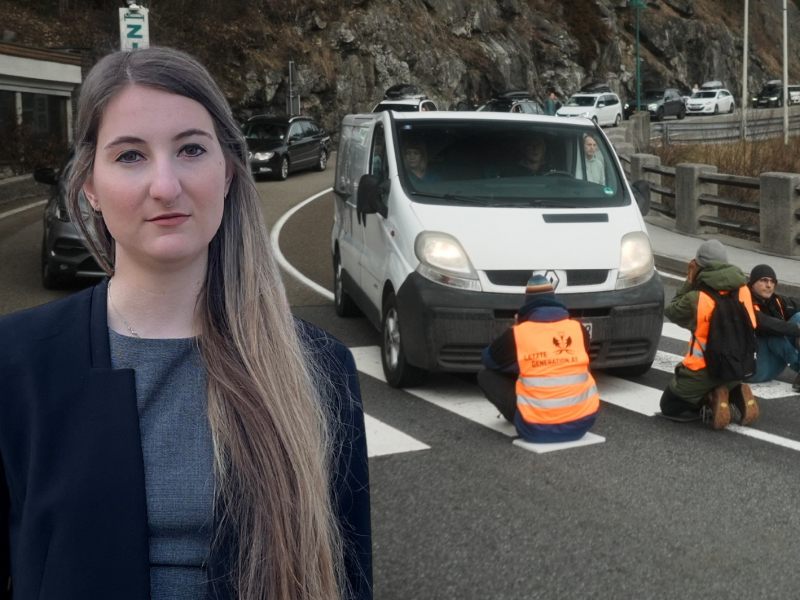 “Letzte Generation” sorgt für Verkehrschaos am Fernpass - Klima -- VOL.AT