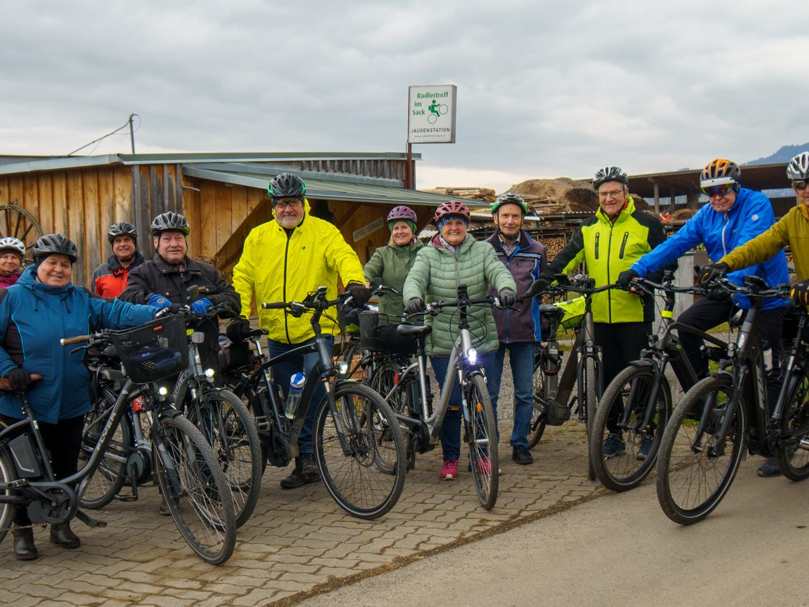 Erste Radlerausfahrt der OG Höchst im Jahr 2025 - Höchst | VOL.AT